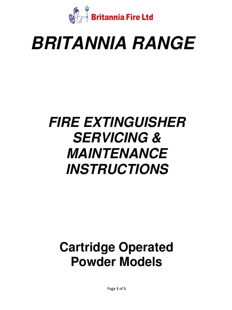 Britannia Powder Cartridge | PDF