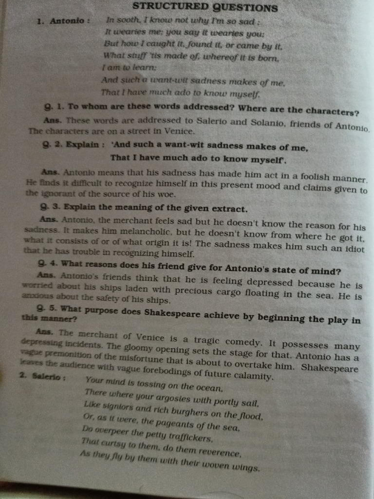 Act 1 Scene 1 (Notes) | PDF