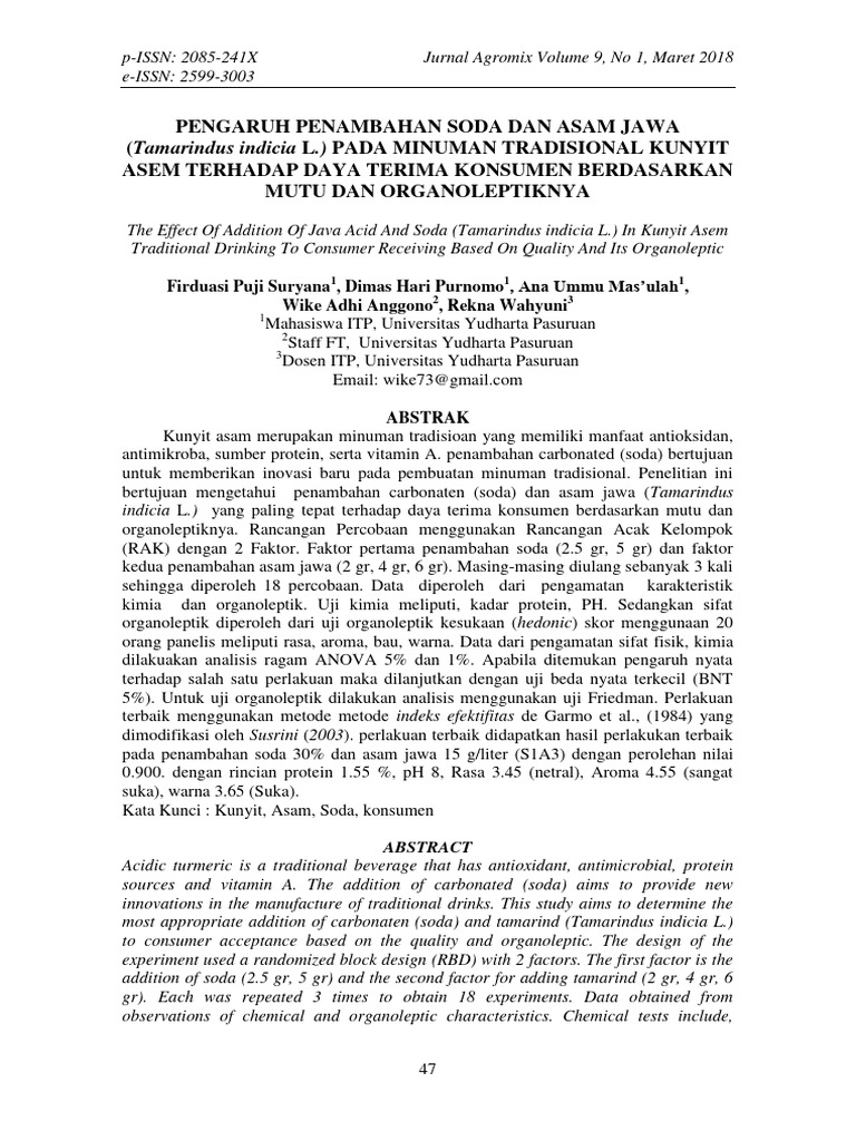 Farmakologi Asam Jawa | PDF