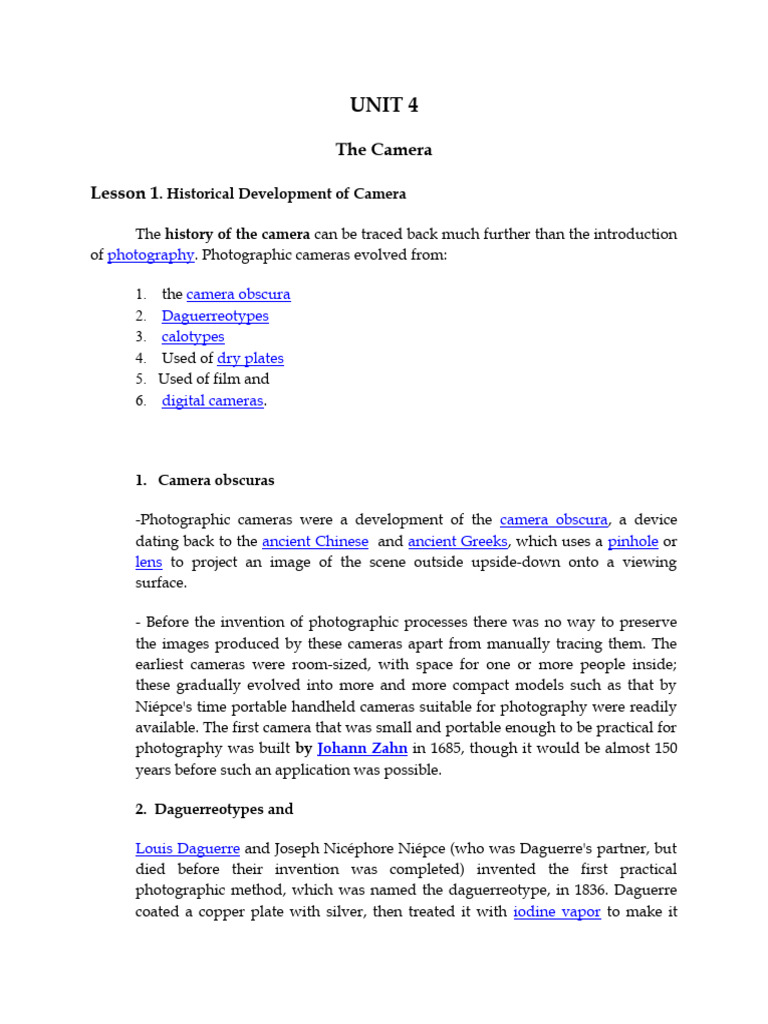 Lesson 4 Forensic Photography | PDF | Camera | Camera Lens