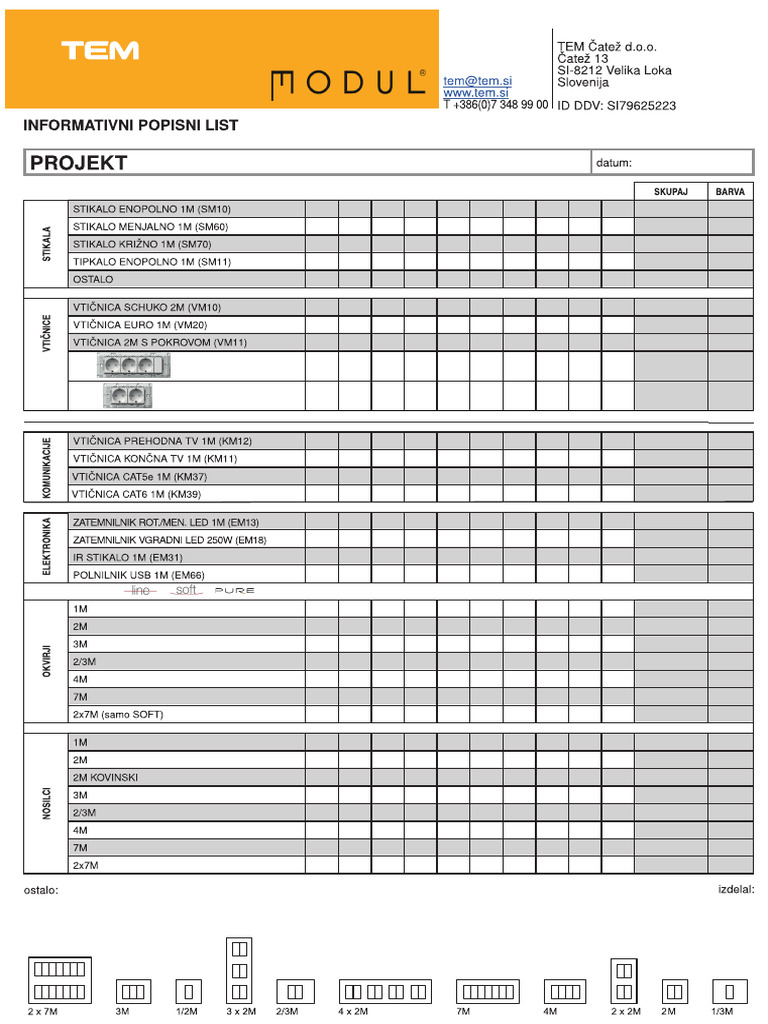 Popisni List 1 | PDF