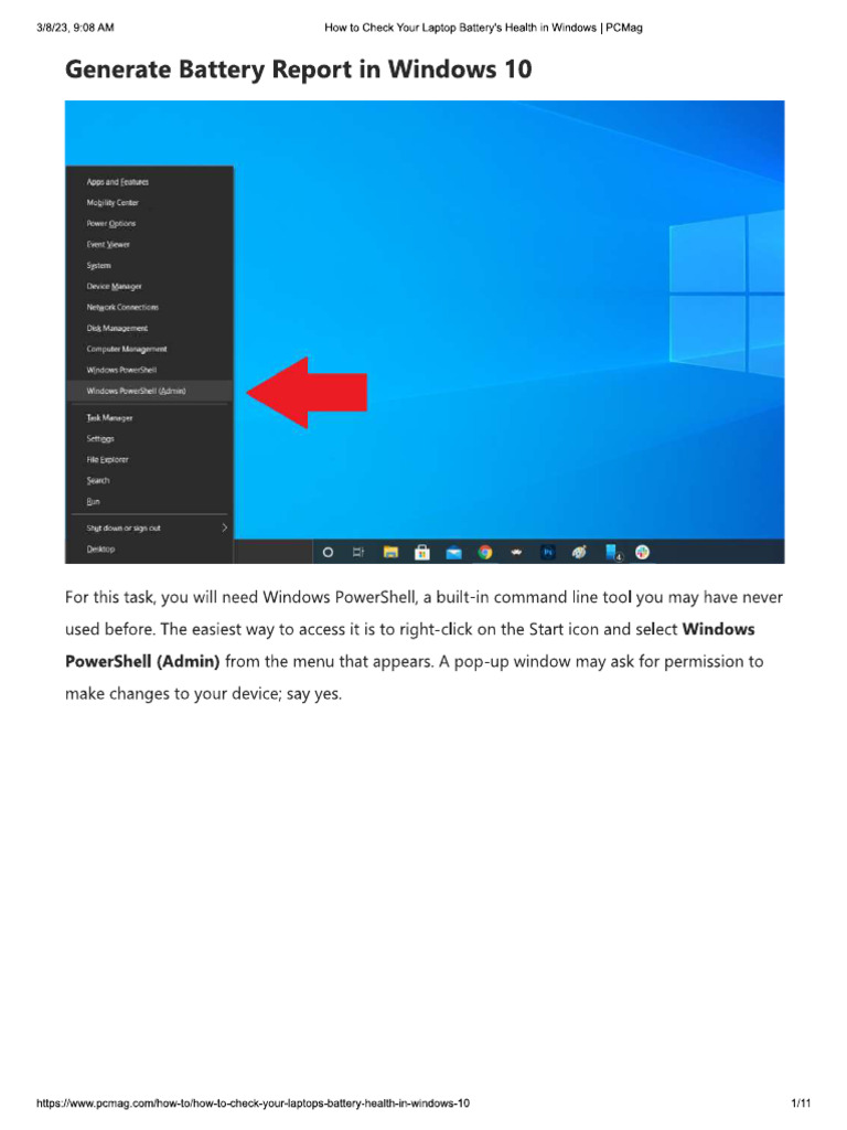 Battery Report | PDF