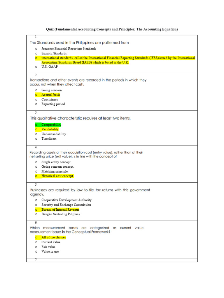 02 Review Quiz | PDF