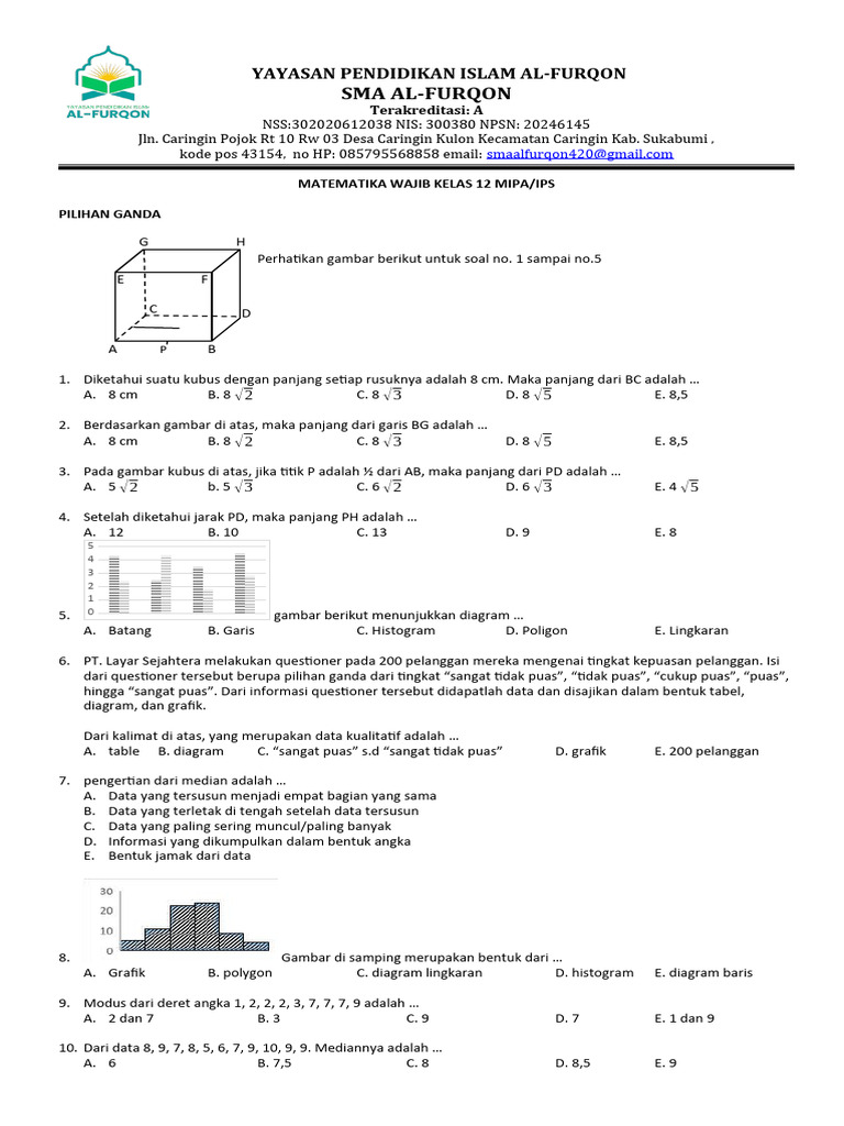 MTK Wajib KLS 12 | PDF