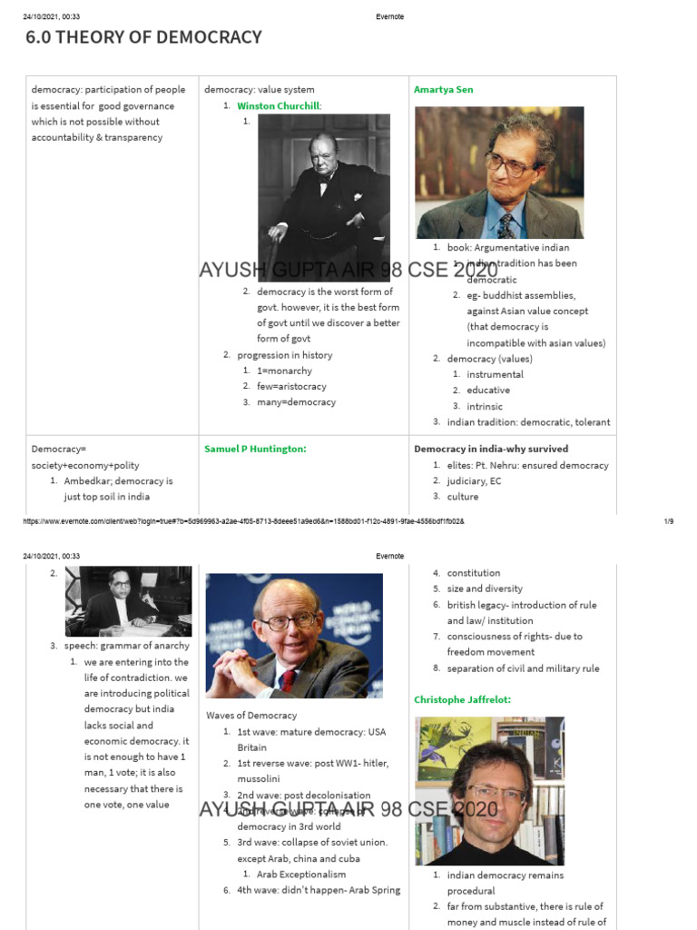 Theory and Waves of Democracy Explained | PDF | Politics