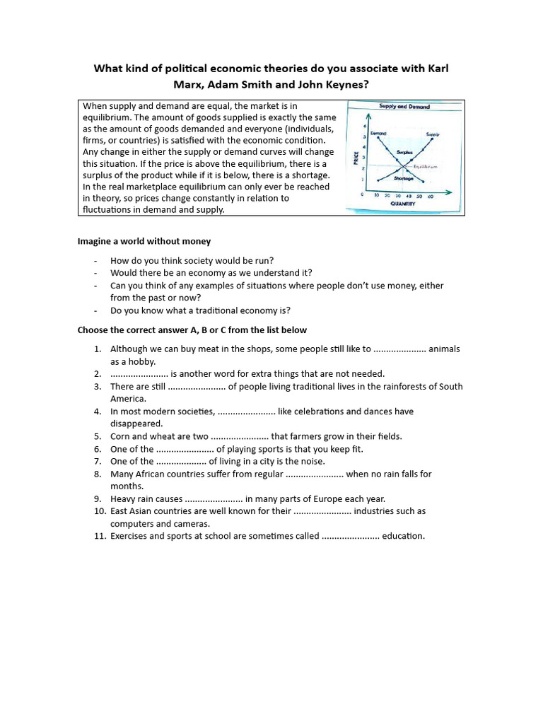 Unit. 2 Types of Economic Systems | PDF | Market Economy | Free Market