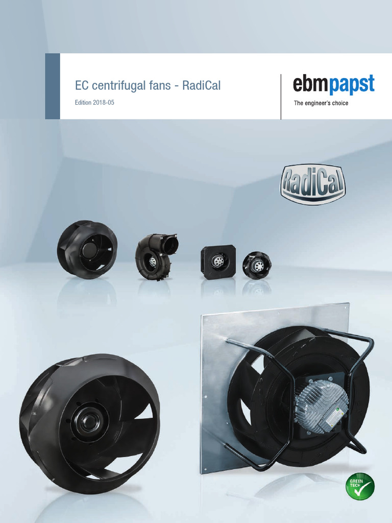 RadiCal EC Centrifugal Fans Overview | PDF | Engineering | Electrical ...