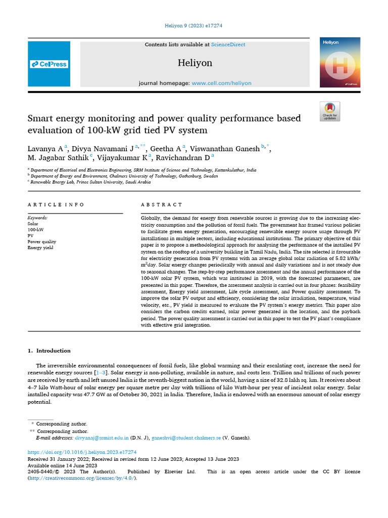 Smart Energy Monitoring Pdf