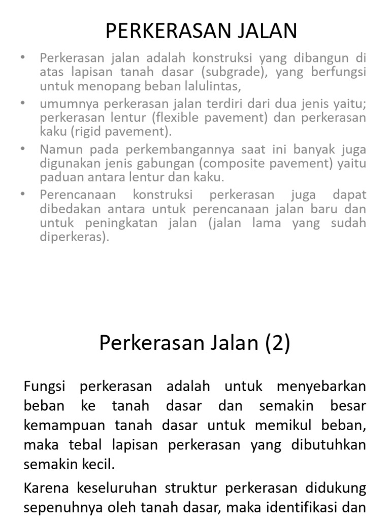 Jalan 1 | PDF