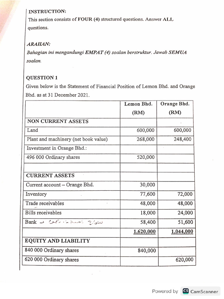 Past Year Question Fa5 | PDF