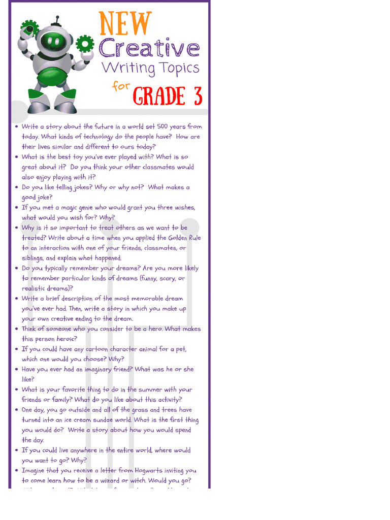 Creative Writing Practice | PDF