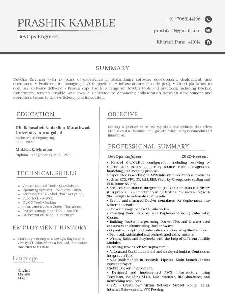 Gray and White Simple Clean Resume | PDF | Software | Computing
