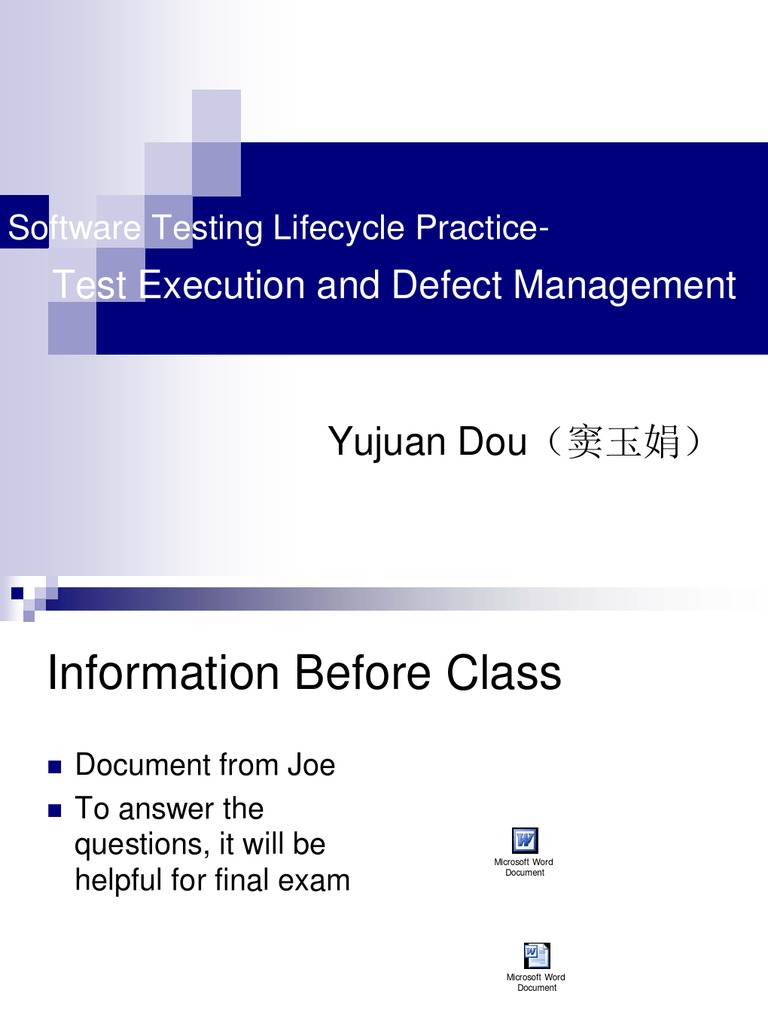 Test Execution and Defect Management Guide | PDF | Software Bug ...