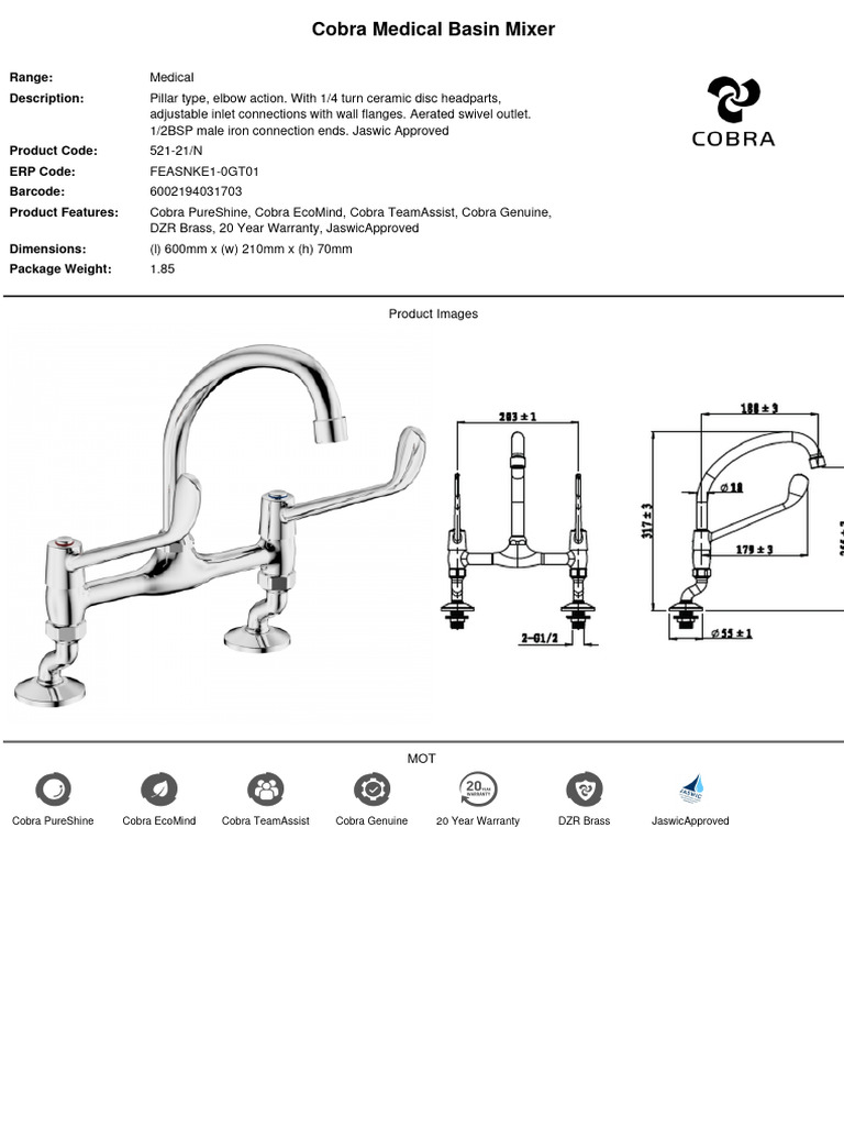 Cobra Mixer Data Sheet | PDF | Technology & Engineering