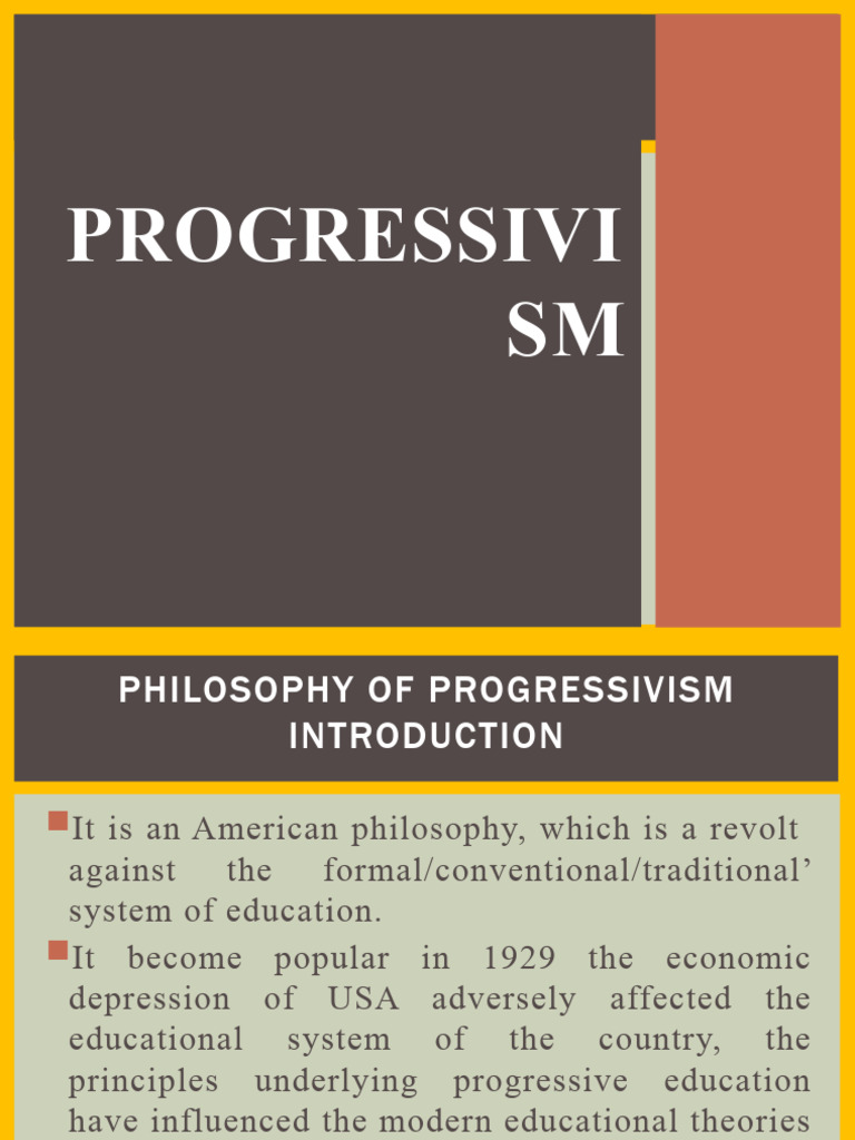 Progressivism Final | PDF | Progressivism | John Dewey