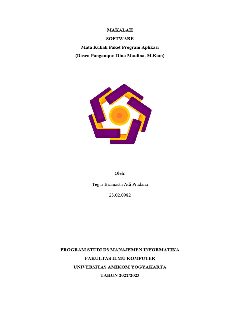 Tugas Format Word 4digitNIM | PDF