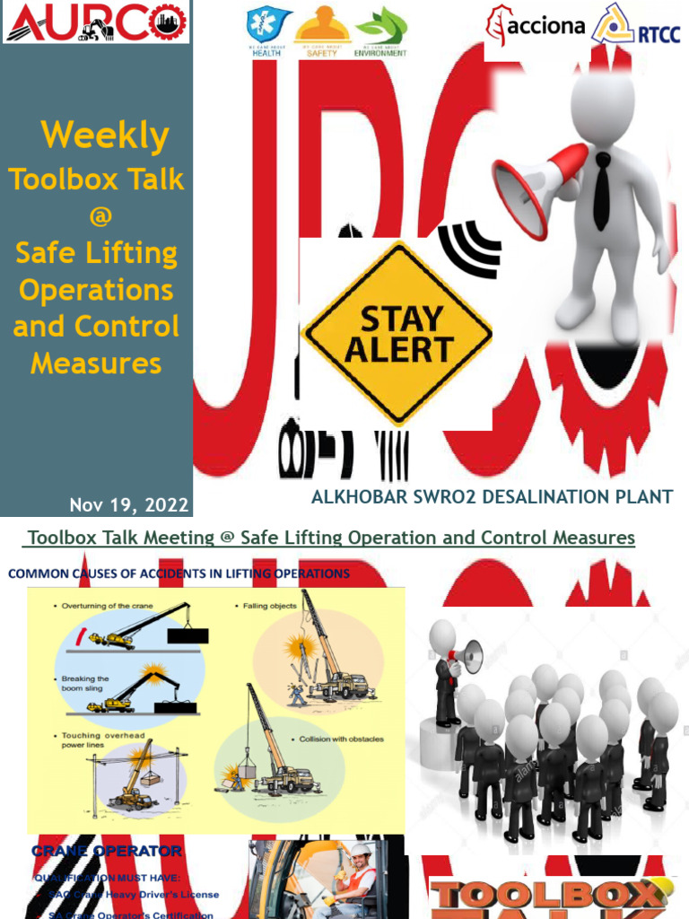 Weekly Mass Toolbox Talk - OCT 01 2022 | PDF