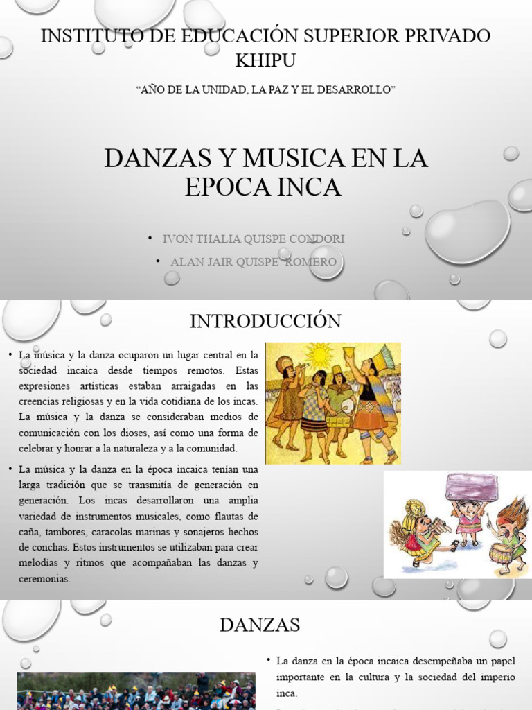 Danzas y Musica en La Epoca Inca | PDF | Imperio Inca | Agricultura