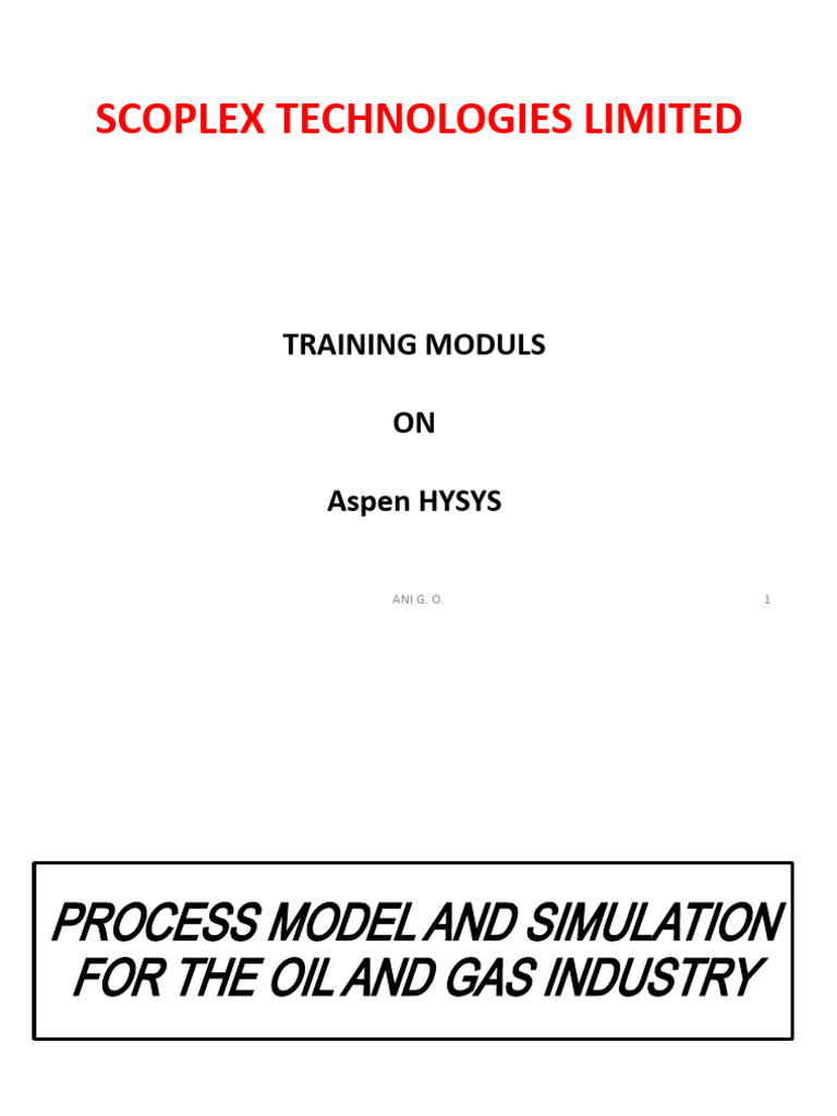 Oil & Gas Process Simulation Training | PDF | Pump | Heat Exchanger