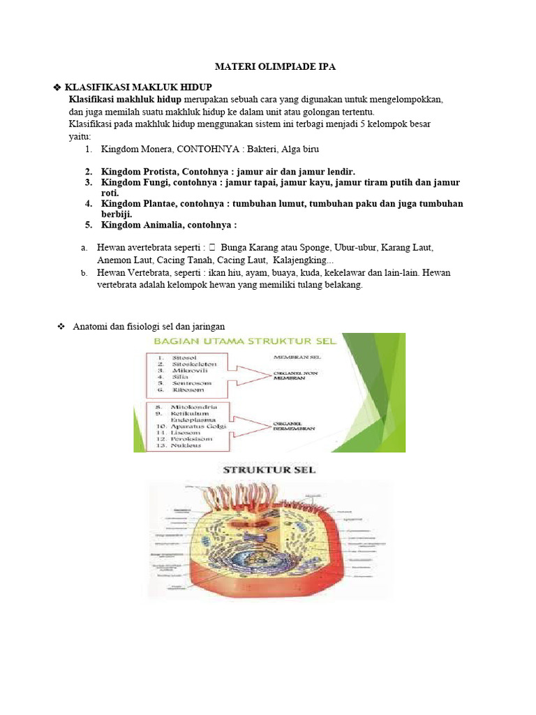 Materi Olimpiade Ipa | PDF