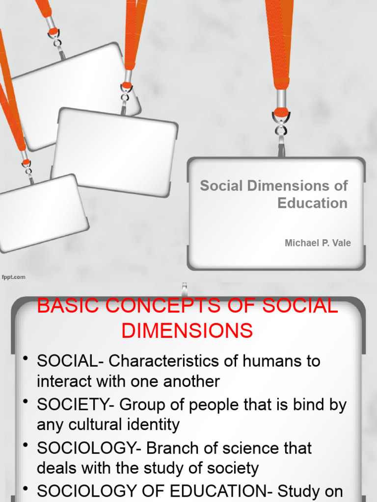 Social Dimensions of Education Explained | PDF | Social Science ...