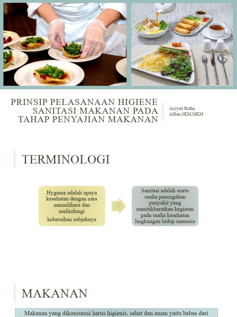 Pert6 Prinsip Pelasanaan Higiene Sanitasi Makanan Pada Tahap