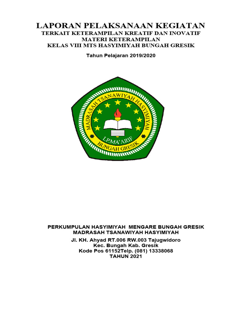 Laporan Pelaksanaan Kegiatan Pengolahan Pangan | PDF