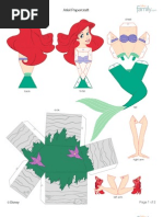 Disney Frozen Anna Papercraft Craft Printable 0913 | PDF | Clothing ...