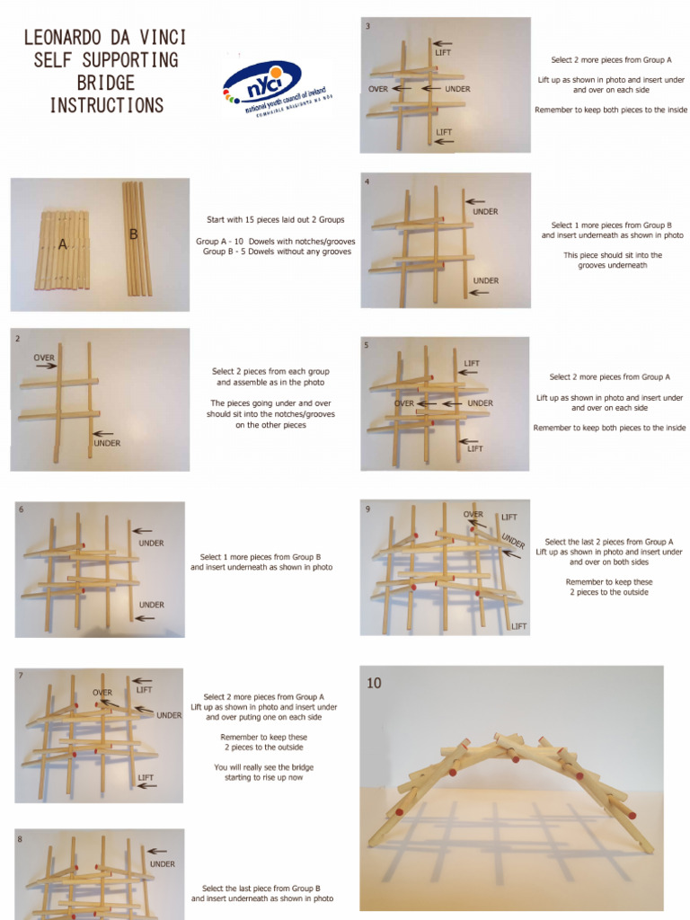 Bridge Assembly Instructions FULL | PDF | Leonardo Da Vinci