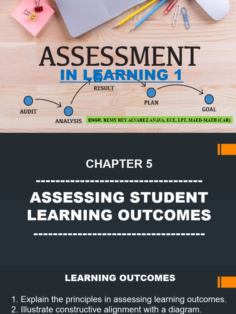Assessment in Learning 1 Chapter 4 1 | PDF