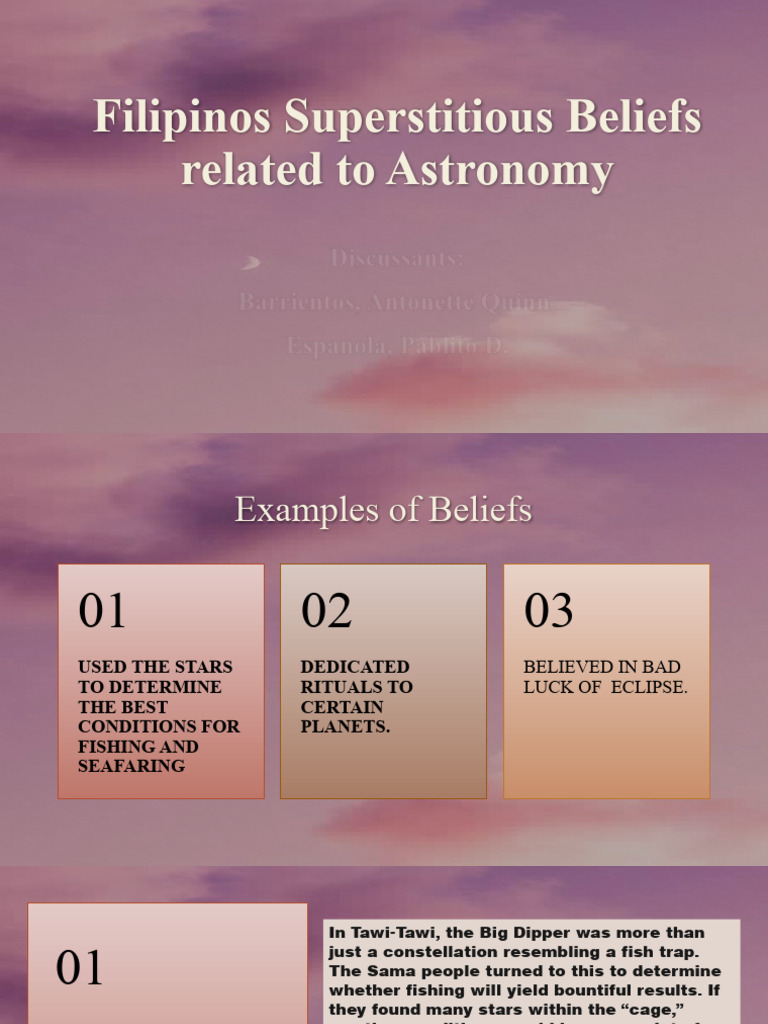 Filipinos Superstitious Beliefs Related To Astronomy | PDF