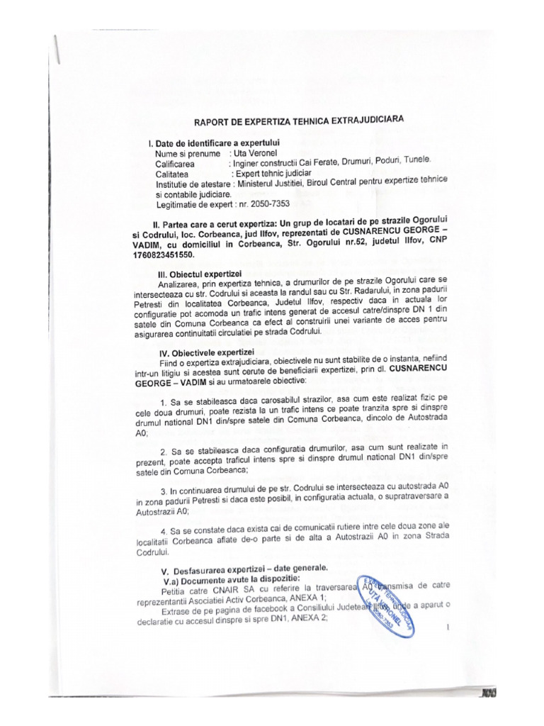 Raport de Expertiza Tehnica Extrajudiciara | PDF