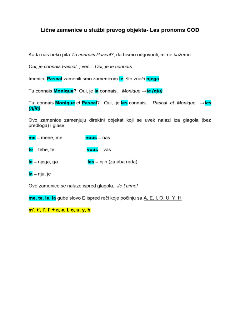 Coi Et Cod | PDF