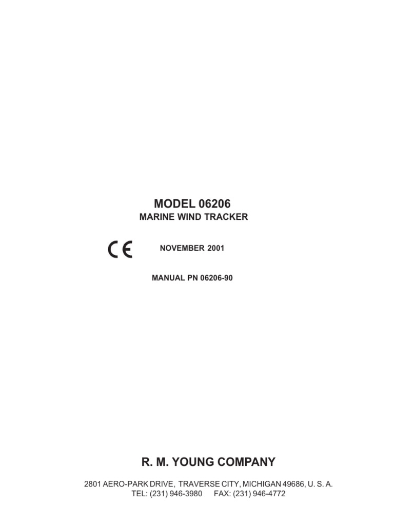 Young Model 06206 Wind Tracker Manual | PDF | Technology & Engineering