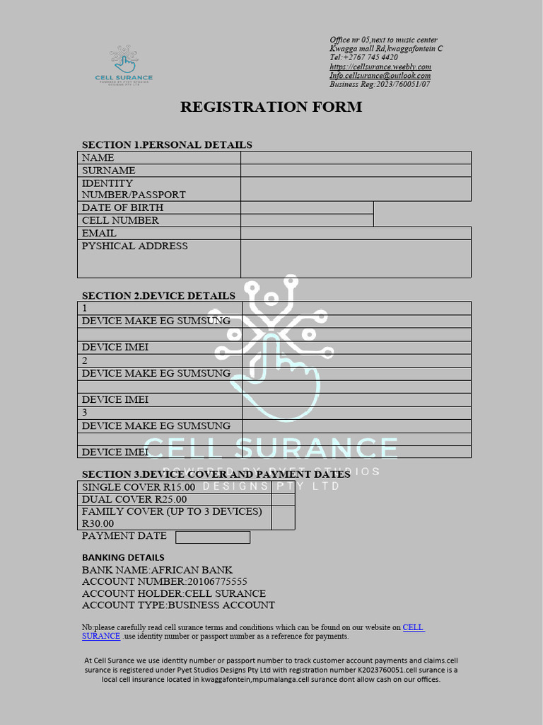 Registration Form | PDF