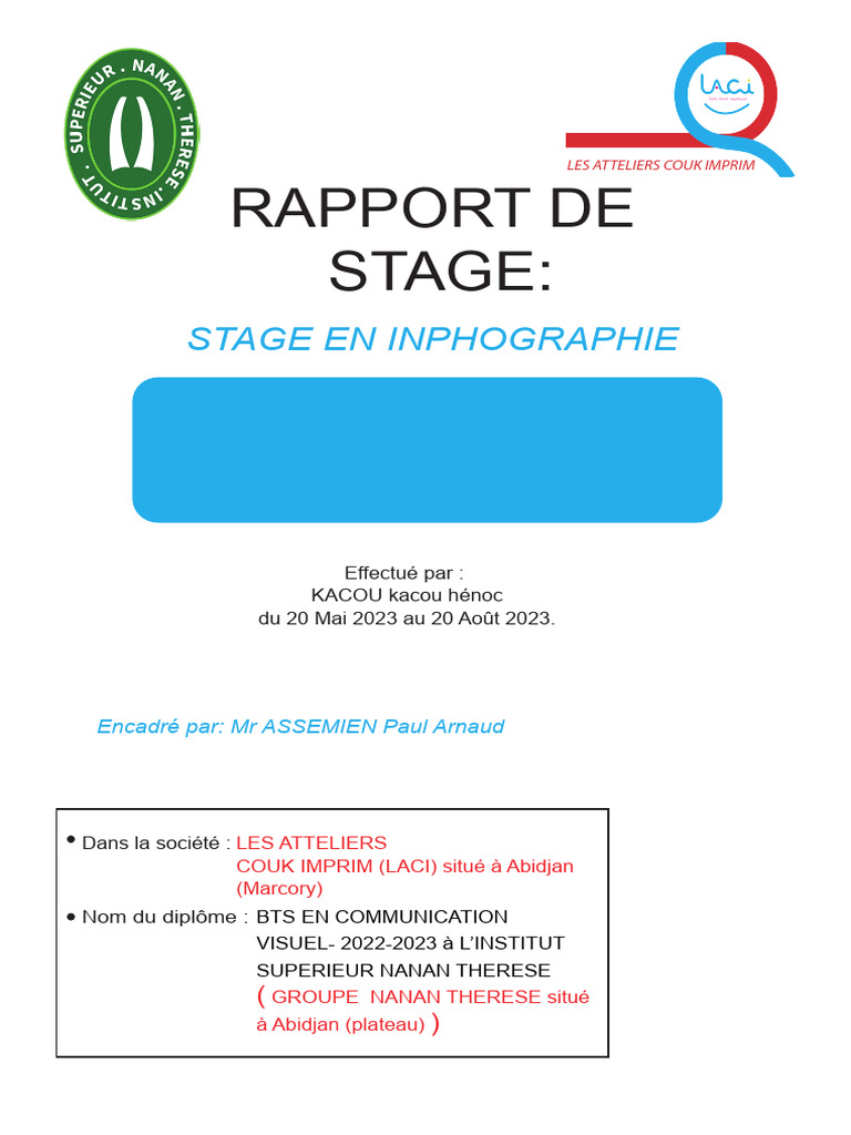 Rappor de Stage H | PDF