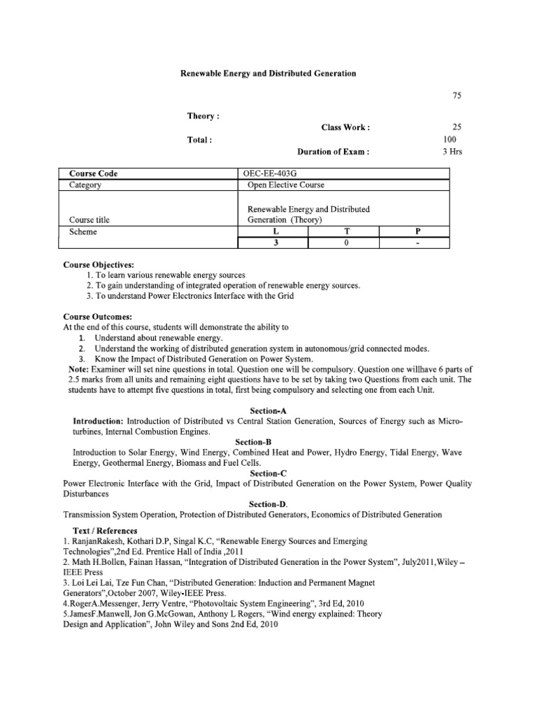 Renewable Energy | PDF