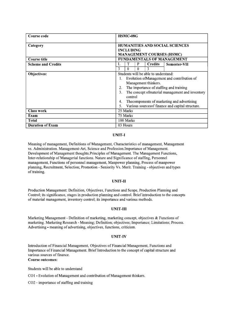 Fundamentals of Management | PDF