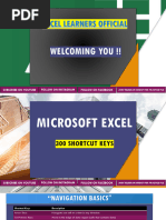 Excel Obstacle Course Sample Version | PDF | Keyboard Shortcut | System ...