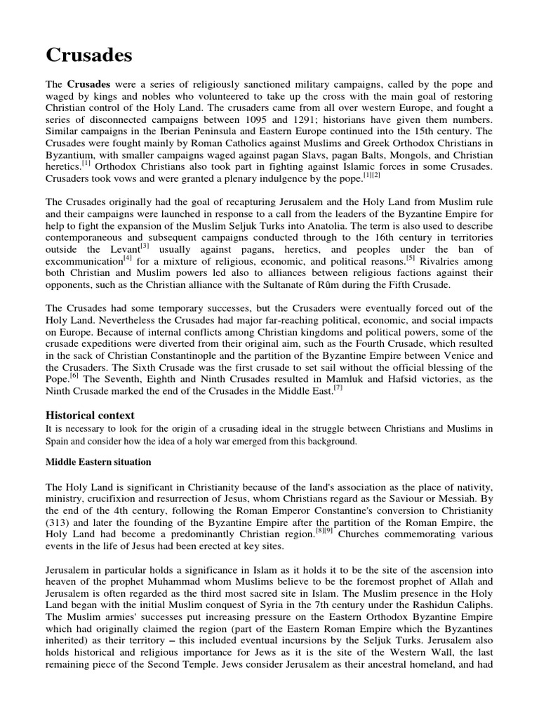 8 - Crusades | PDF