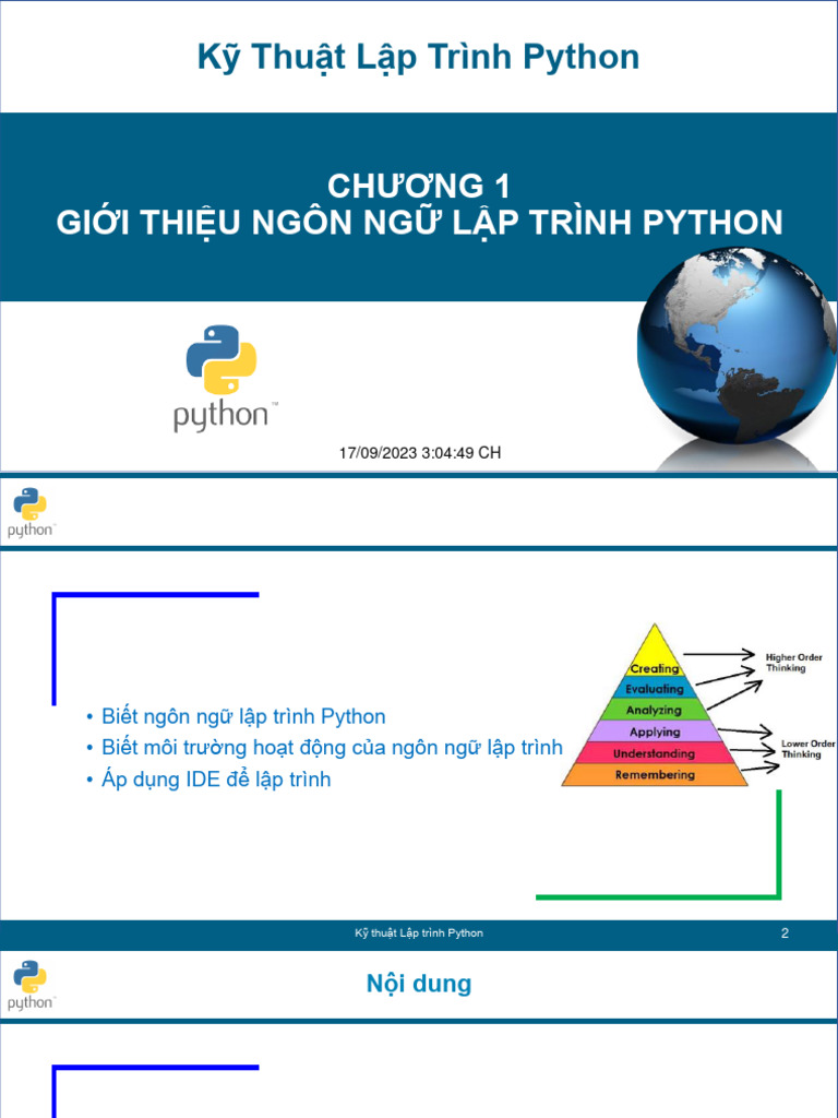 Python Programming - Chapter01 - Intro | PDF