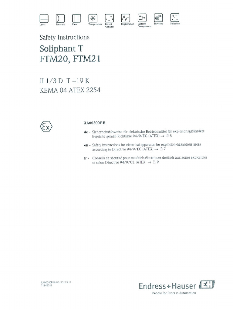 Safety Instructions FTM | PDF