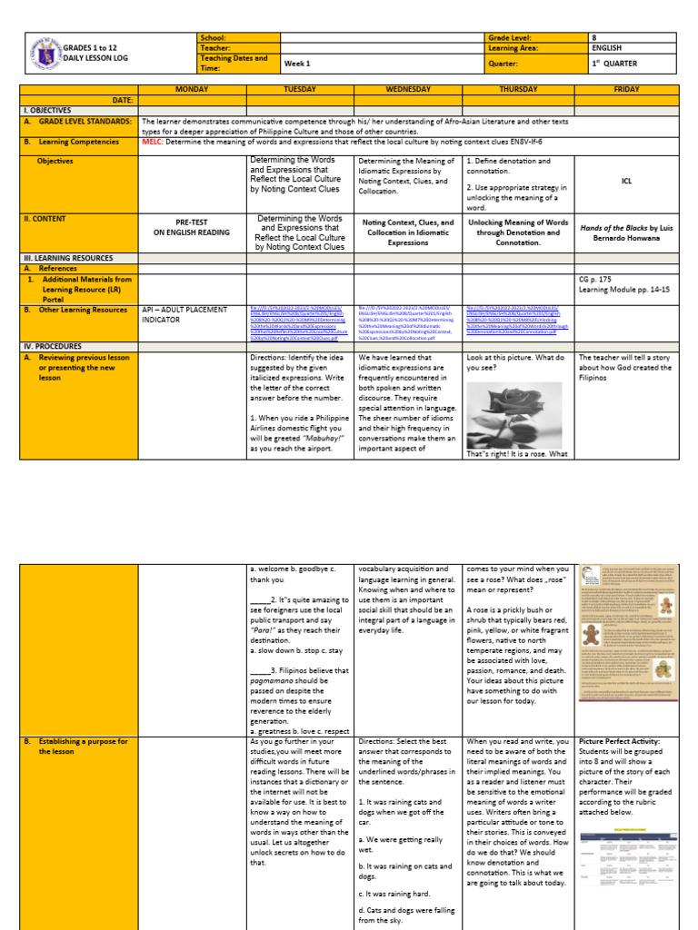 Understanding Local Expressions | PDF
