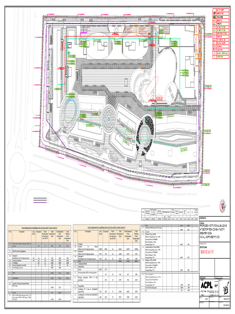 Site Plan-Sewerage Layout | PDF