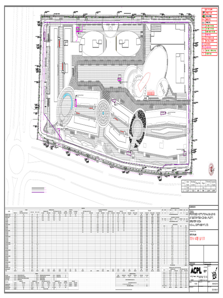 Site Drainage Layout Plan | PDF