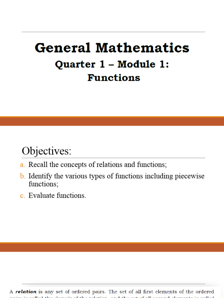 2022 GenMath Module 1 2 | PDF