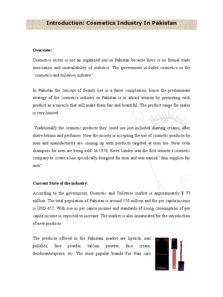 Red Earth Cosmetics Report | PDF | Cosmetics | Toiletry