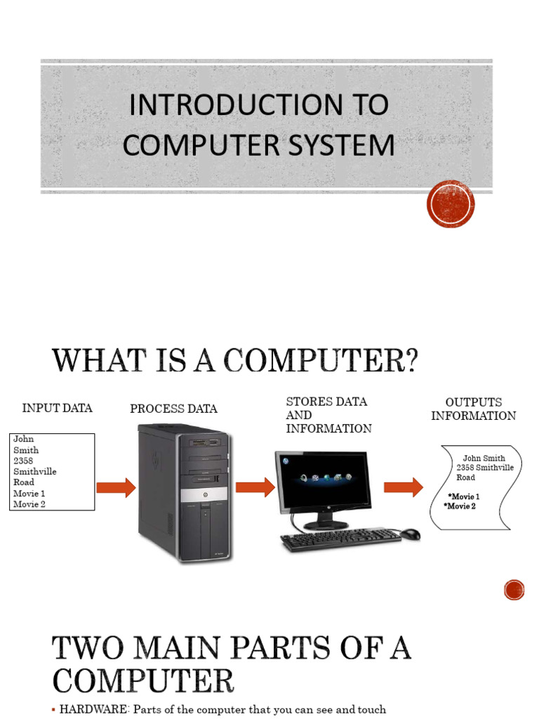 Lecture 3 Intro To Computer System | PDF | Personal Computers ... Lecture 3 Intro To Computer System | PDF | Personal Computers ...