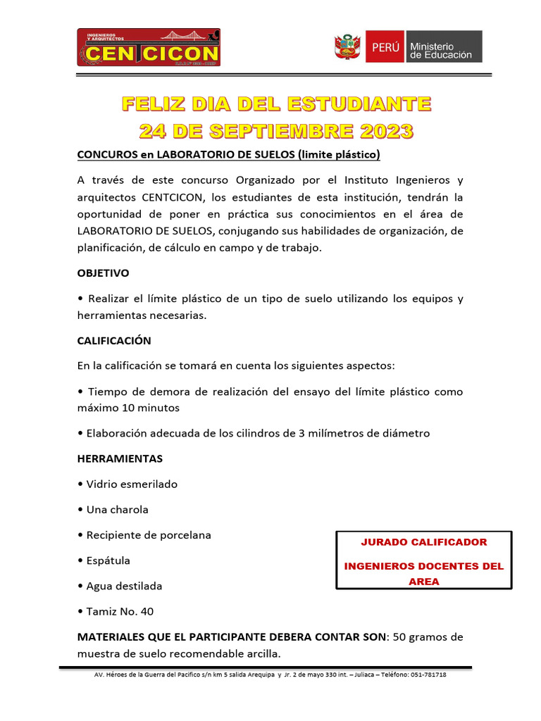 Programa Dia Del Estudiante 2023 | PDF