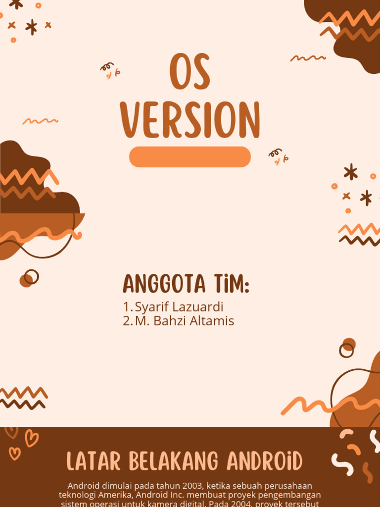 Urutan Versi Android dan iOS | PDF | Game & Aktivitas